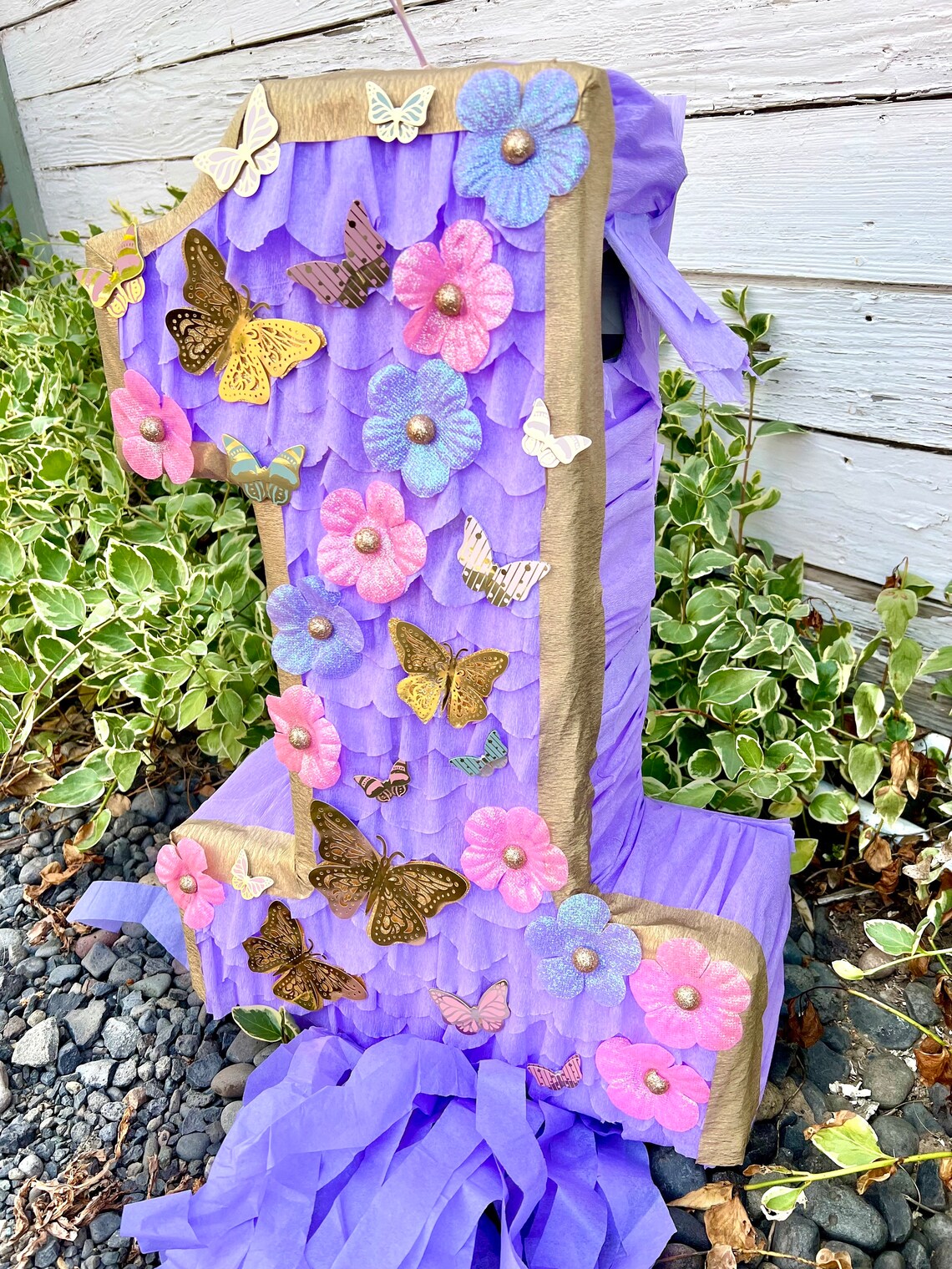 Butterfly Number One Piñata Butterfly Theme available Numbers 1-9 - Etsy