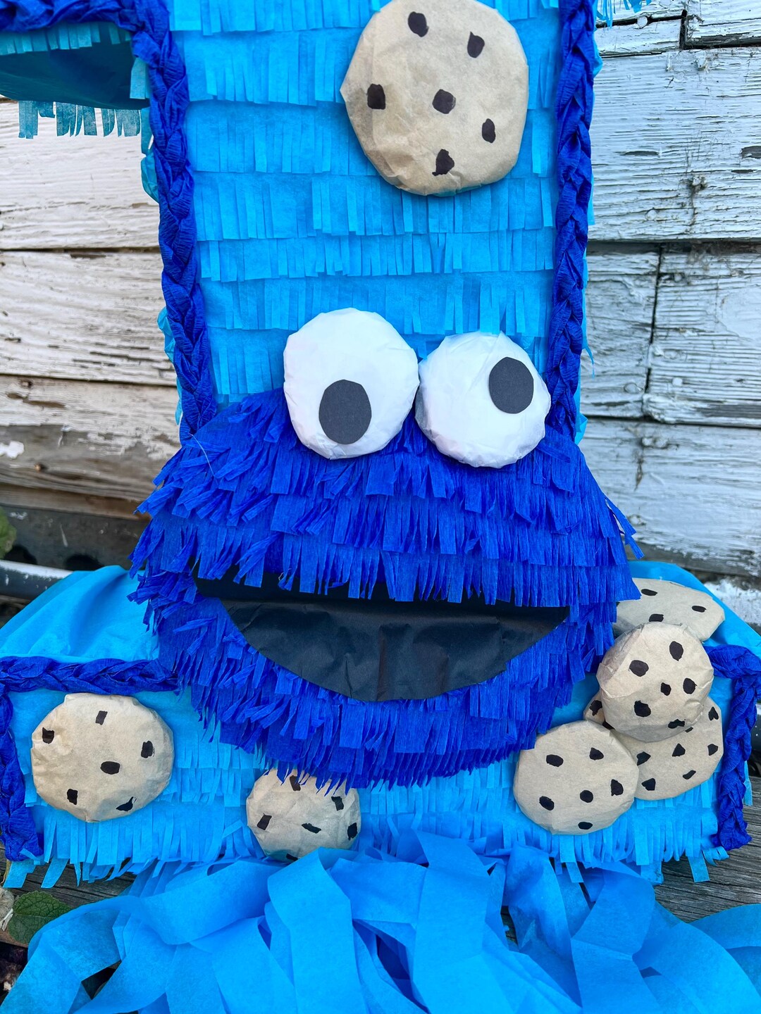 Monster Number One Piñata Monsters Party available Numbers 1-9 - Etsy