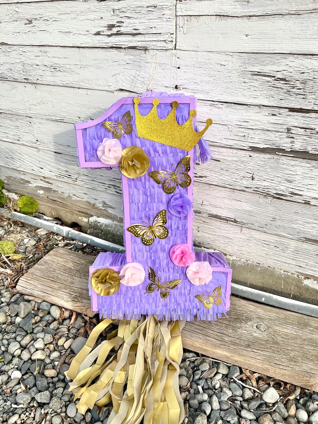 Butterfly Number One Piñata Butterfly Theme (available Numbers 1-9) - Etsy