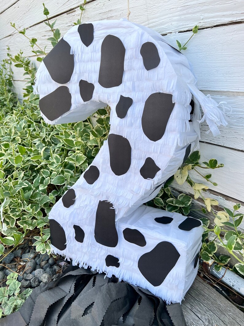 Cow Piñata Number Two Piñata Farm Theme Animal available - Etsy