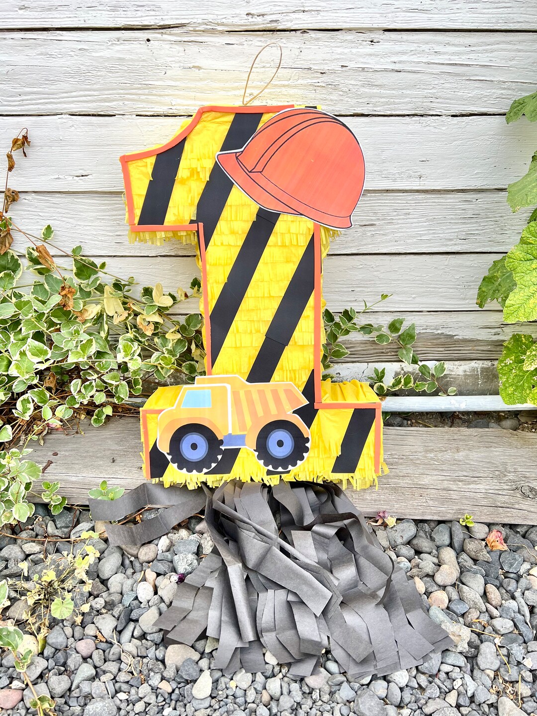 Construction Number One Piñata Truck Theme (available Numbers 1-9) - Etsy