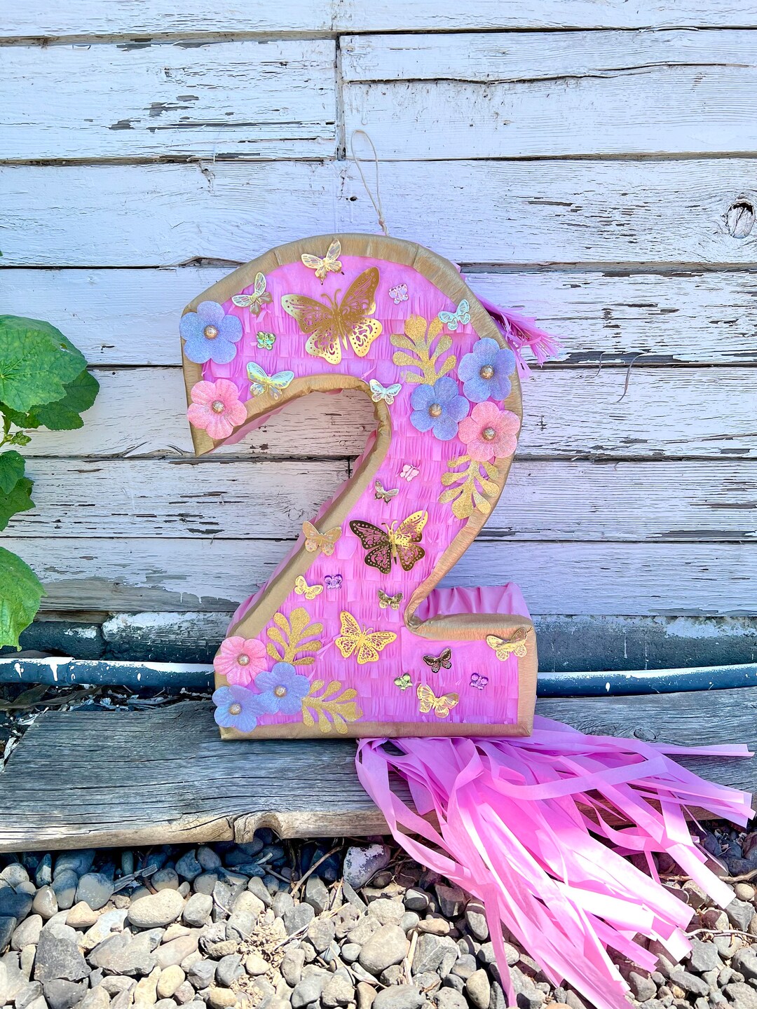 Butterfly Number Two Piñata Butterfly Theme (available Numbers 1-9) - Etsy