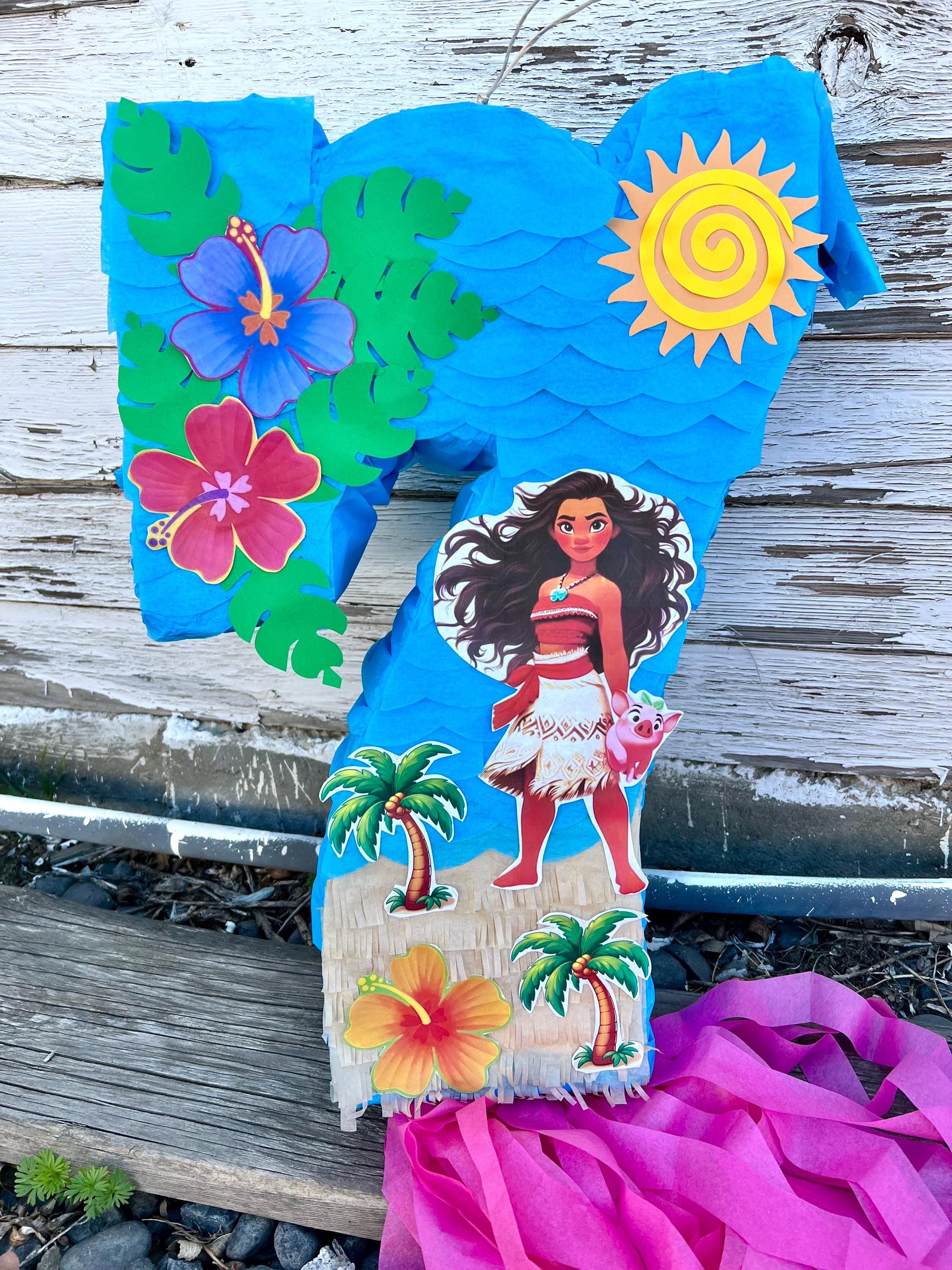 Hawaiian Pinata Number Moana Party (available Numbers (1-9) - Etsy