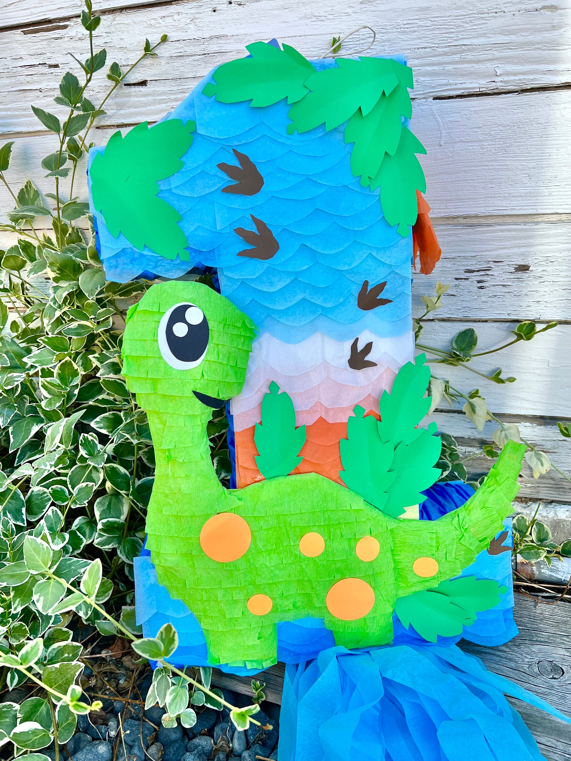 Dinosaur Number One Piñata Dinosaurs Theme available Numbers 1-9 - Etsy