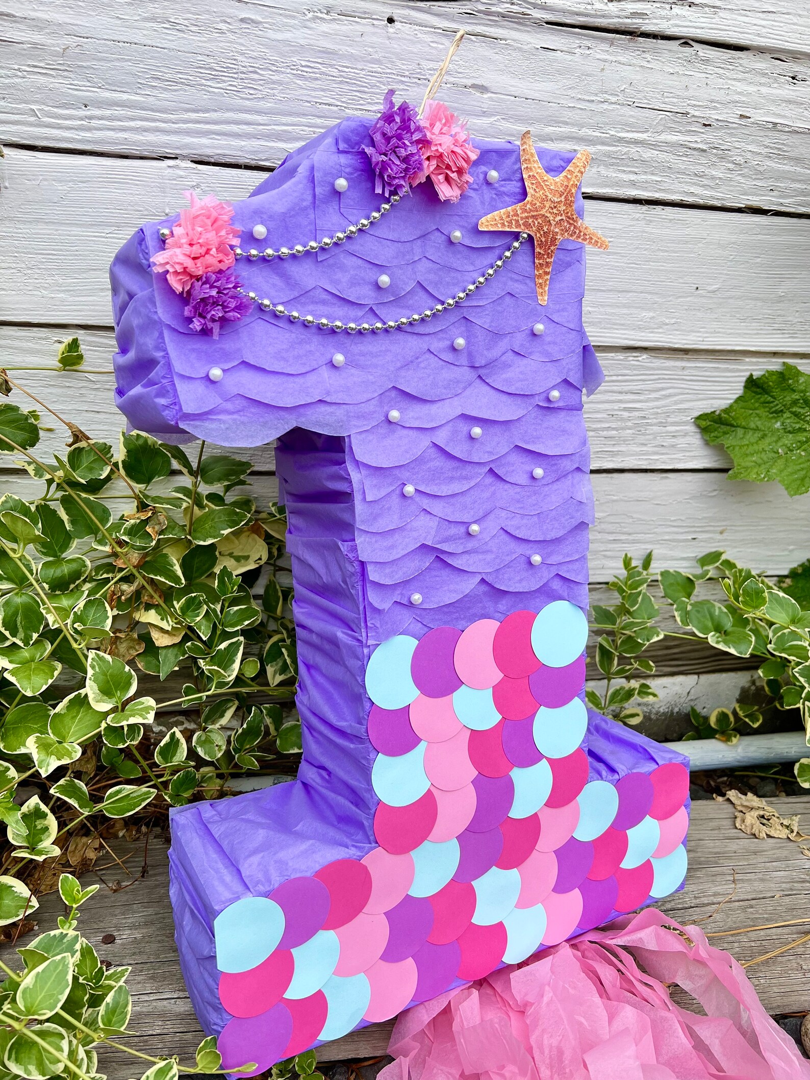 Mermaid Number One Piñata Under the Sea Mermaid Theme (available ...