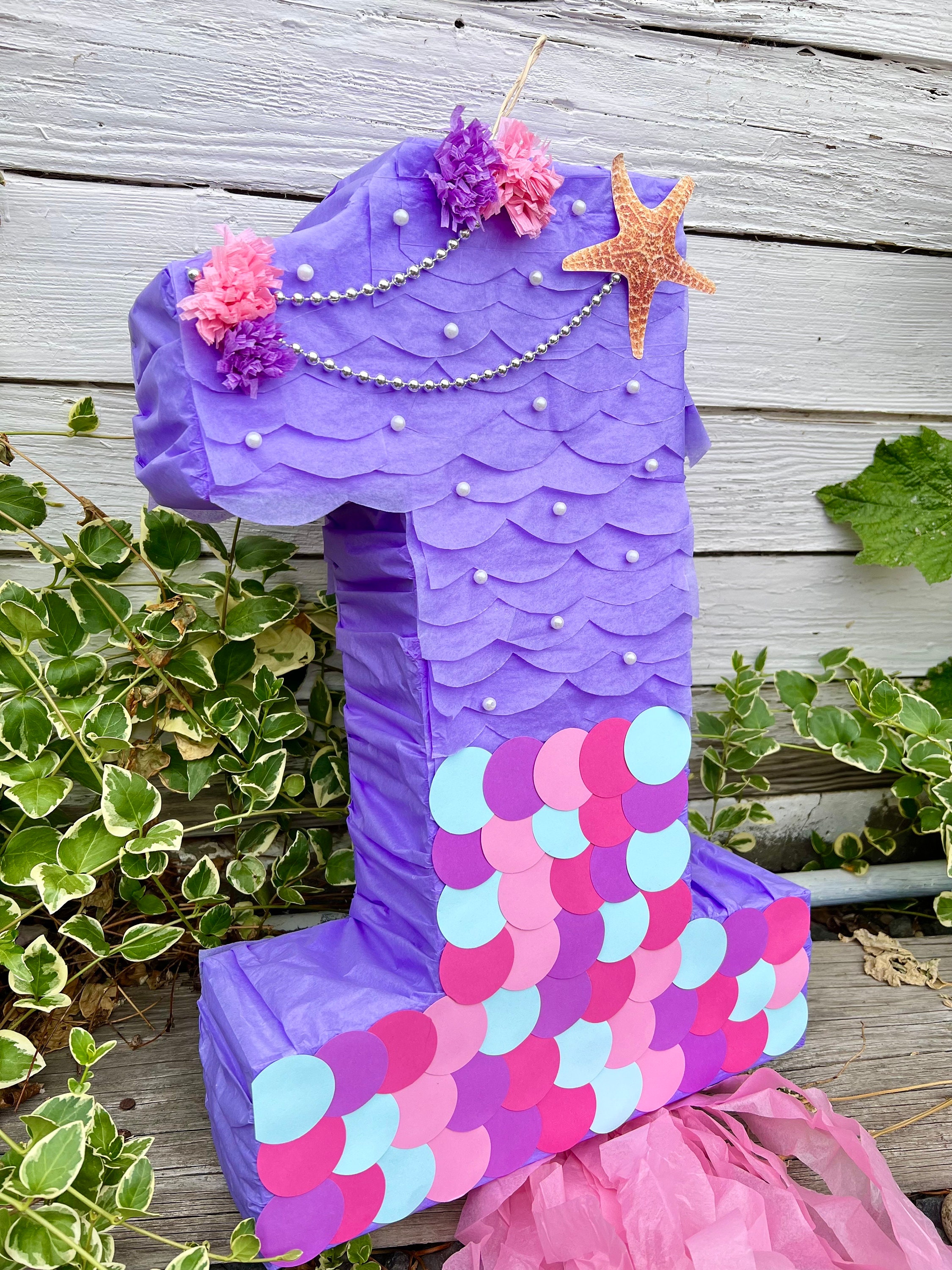 Mermaid Number One Piñata Under the Sea Mermaid Theme (available ...