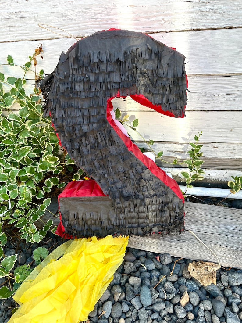 Cars Number Pinata Car Theme Party Birthday (available Numbers 1-9 ...