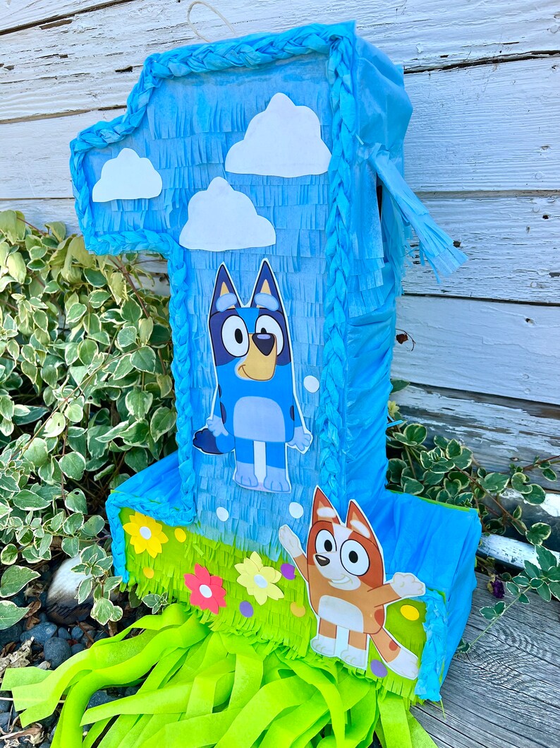 Dogs Piñata Number One Dog Party Puppy Theme (numbers Available 1-9) - Etsy