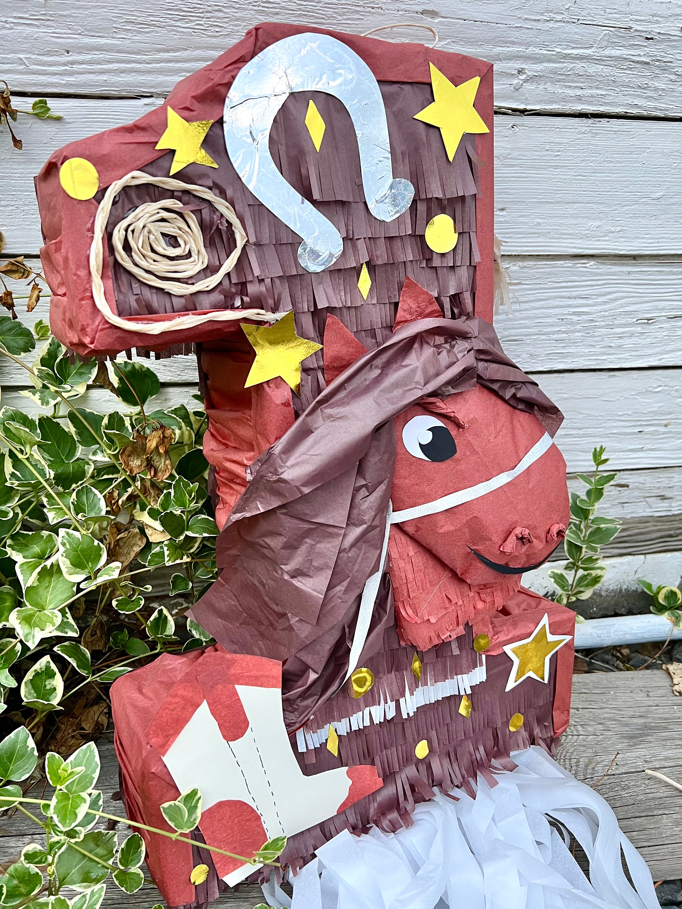 Horse Number One Piñata Horses Theme Farm Party Birthday Animals ...