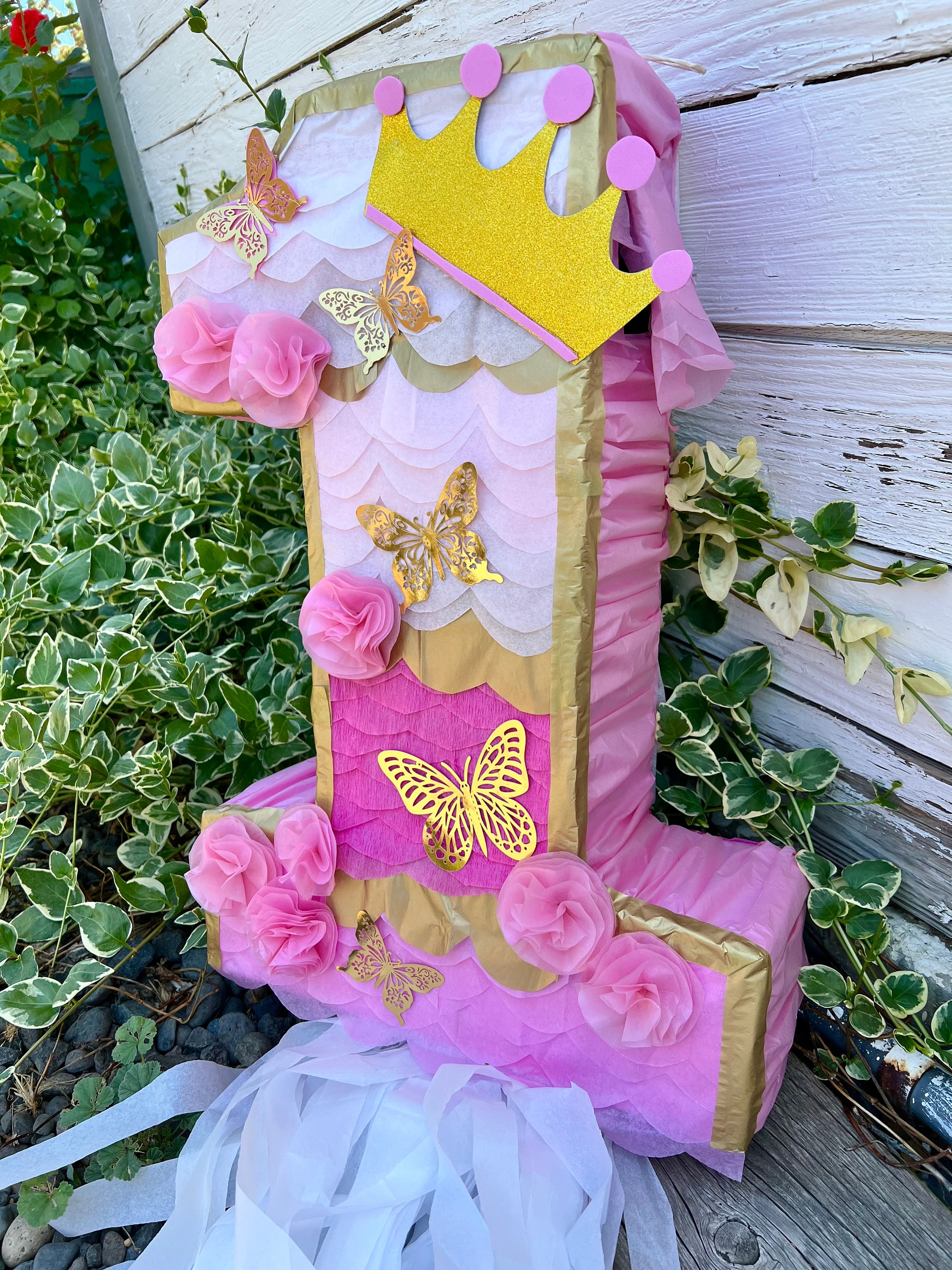 Butterfly Number One Piñata Butterfly Theme (available Numbers 1-9) - Etsy