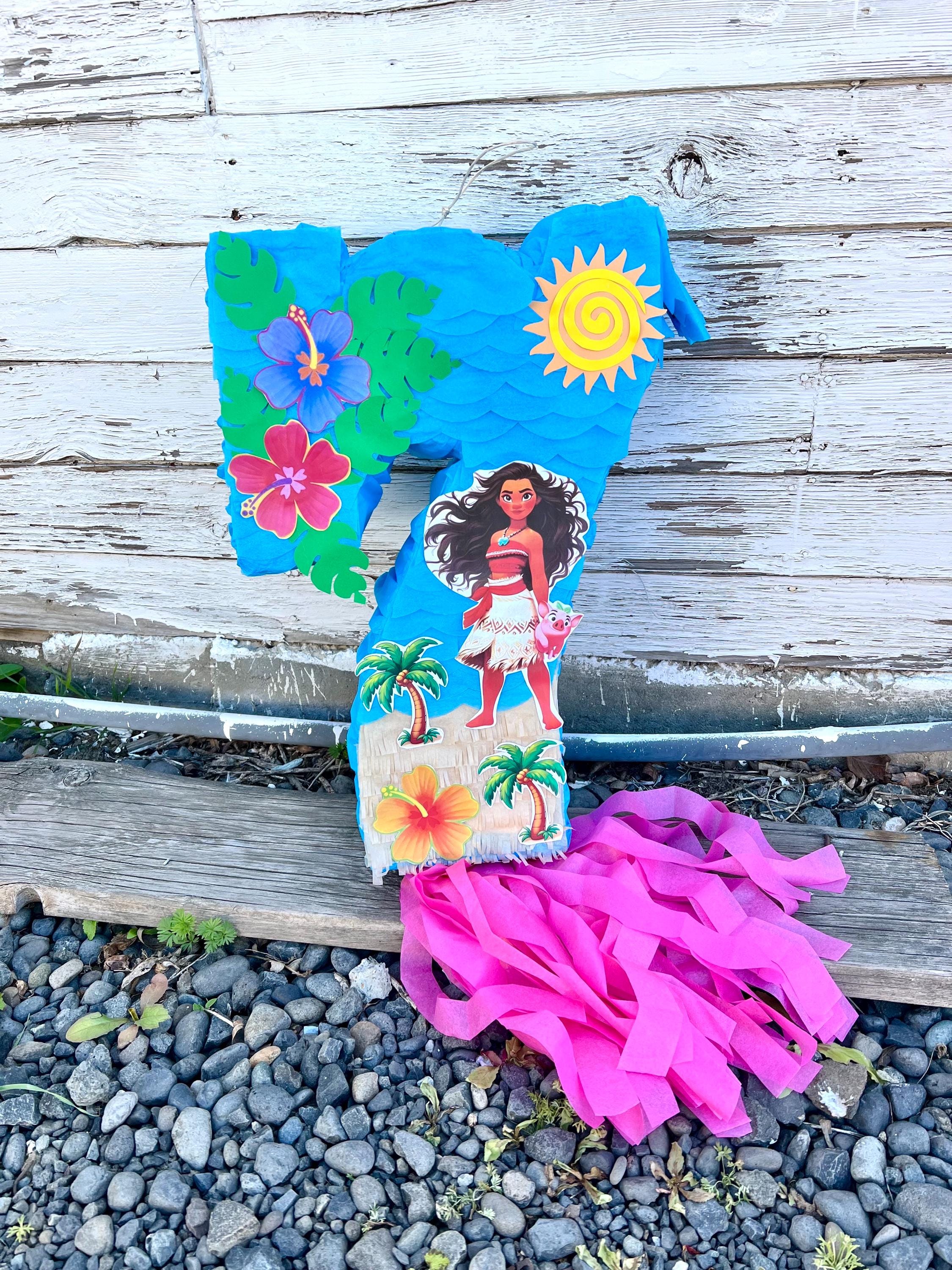 Hawaiian Pinata Number Moana Party (available Numbers (1-9) - Etsy