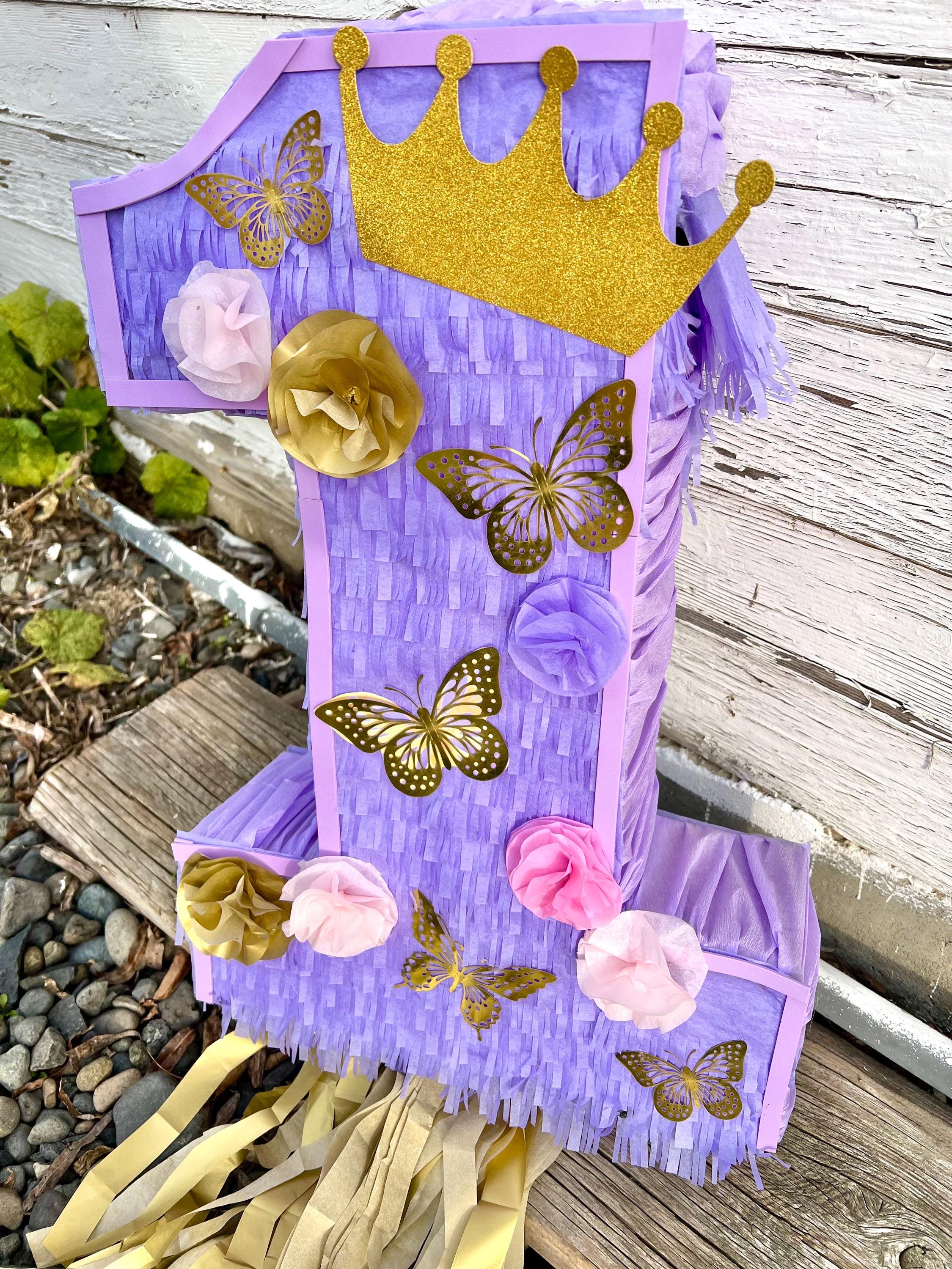 Butterfly Number One Piñata Butterfly Theme (available Numbers 1-9) - Etsy