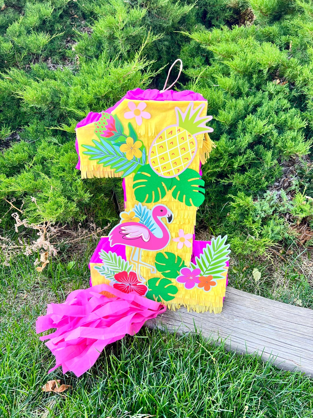 Hawaiian Number Piñata Hawaiian Birthday Party Decoration (available ...