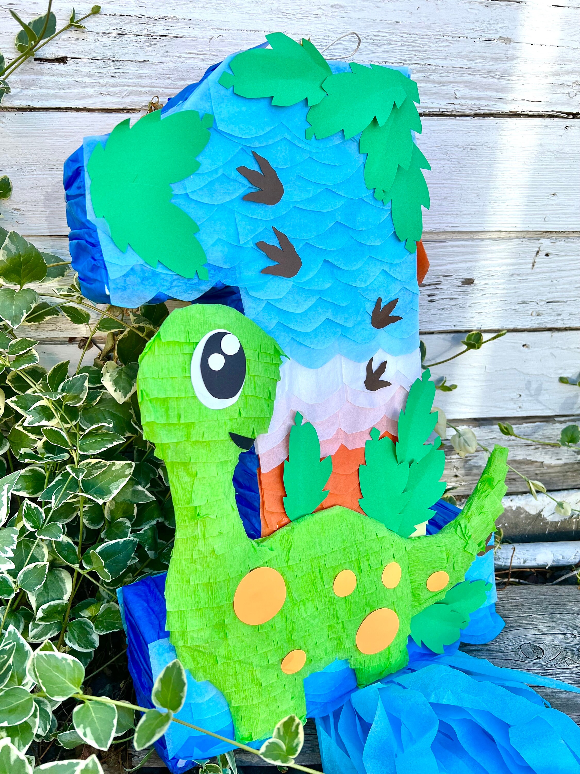 Dinosaur Number One Piñata Dinosaurs Theme available Numbers 1-9 - Etsy