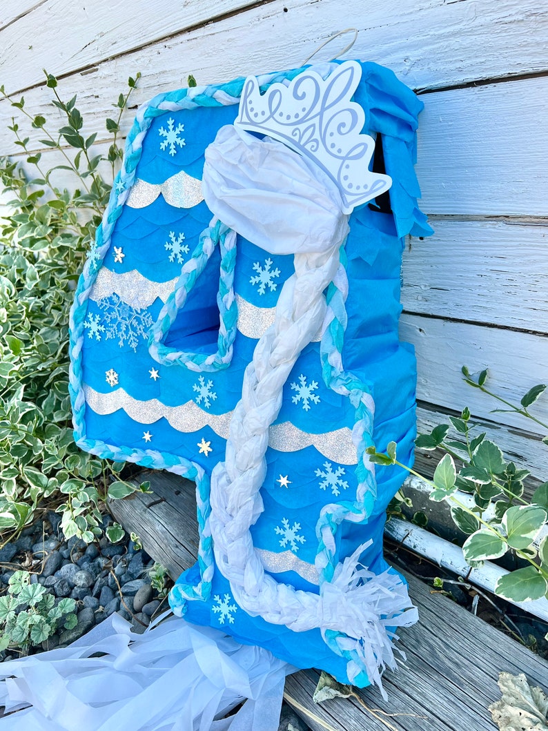Princess Number Four Piñata Frozen Princess Theme (numbers Available 1 ...
