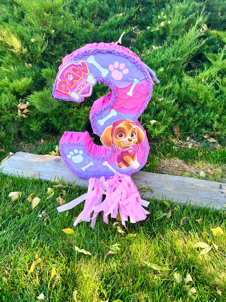 Dog Piñata Dogs Party Girl Birthday (numbers Available 1-9) Choose ...