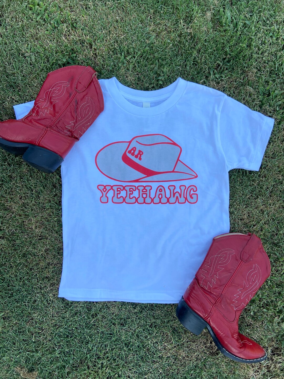 Yeehawg Hat Youth Tee-2 Colors Available - Etsy