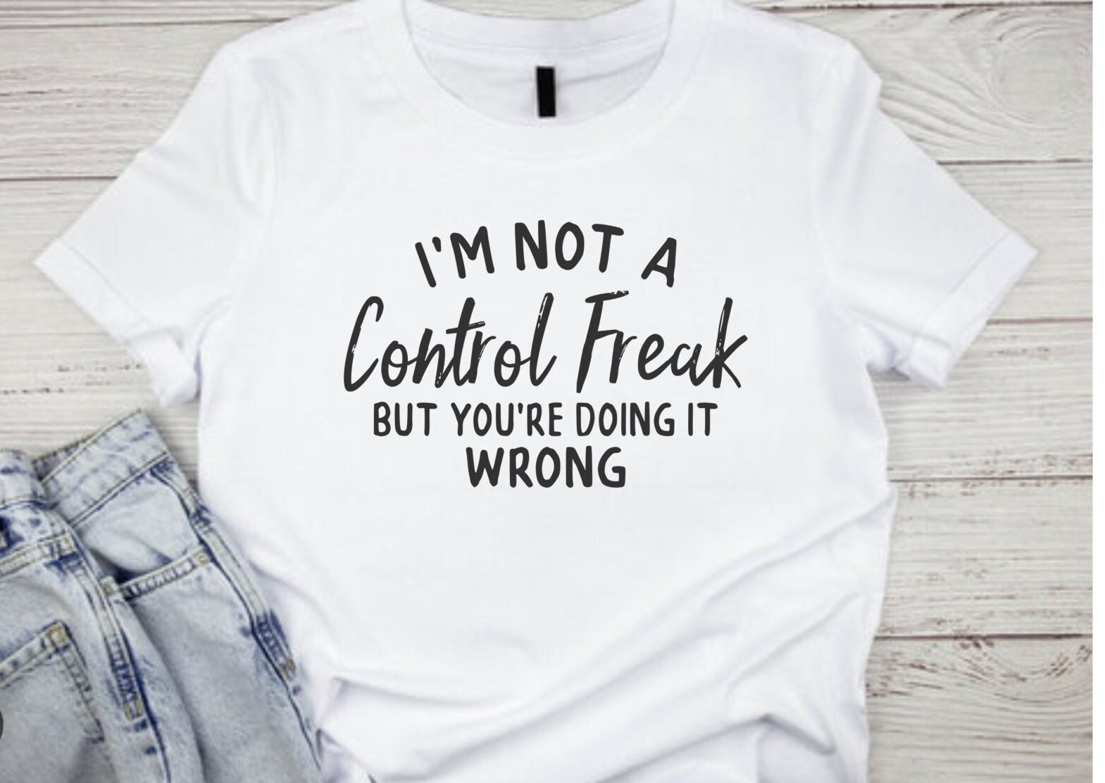 I'm Not a Control Freak Svg - Etsy