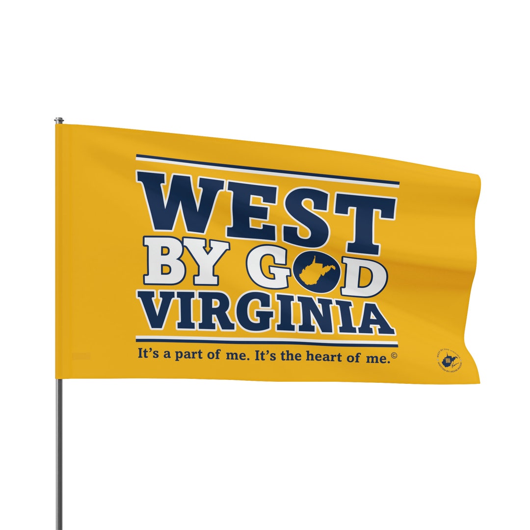 WBGV Flag - WVU Gold (one-sided) - Etsy