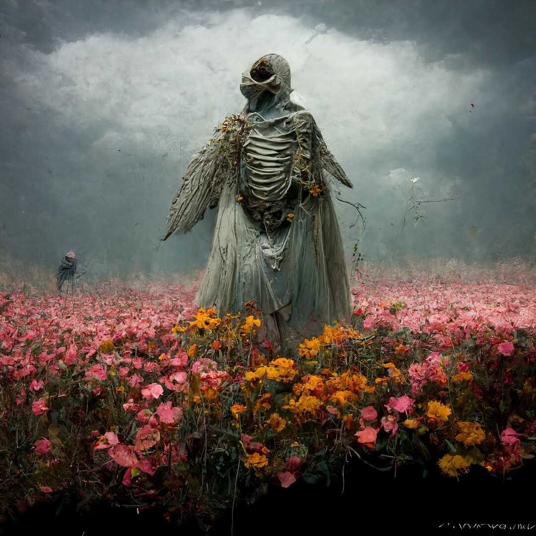 Cottagecore Angel of Death - Etsy