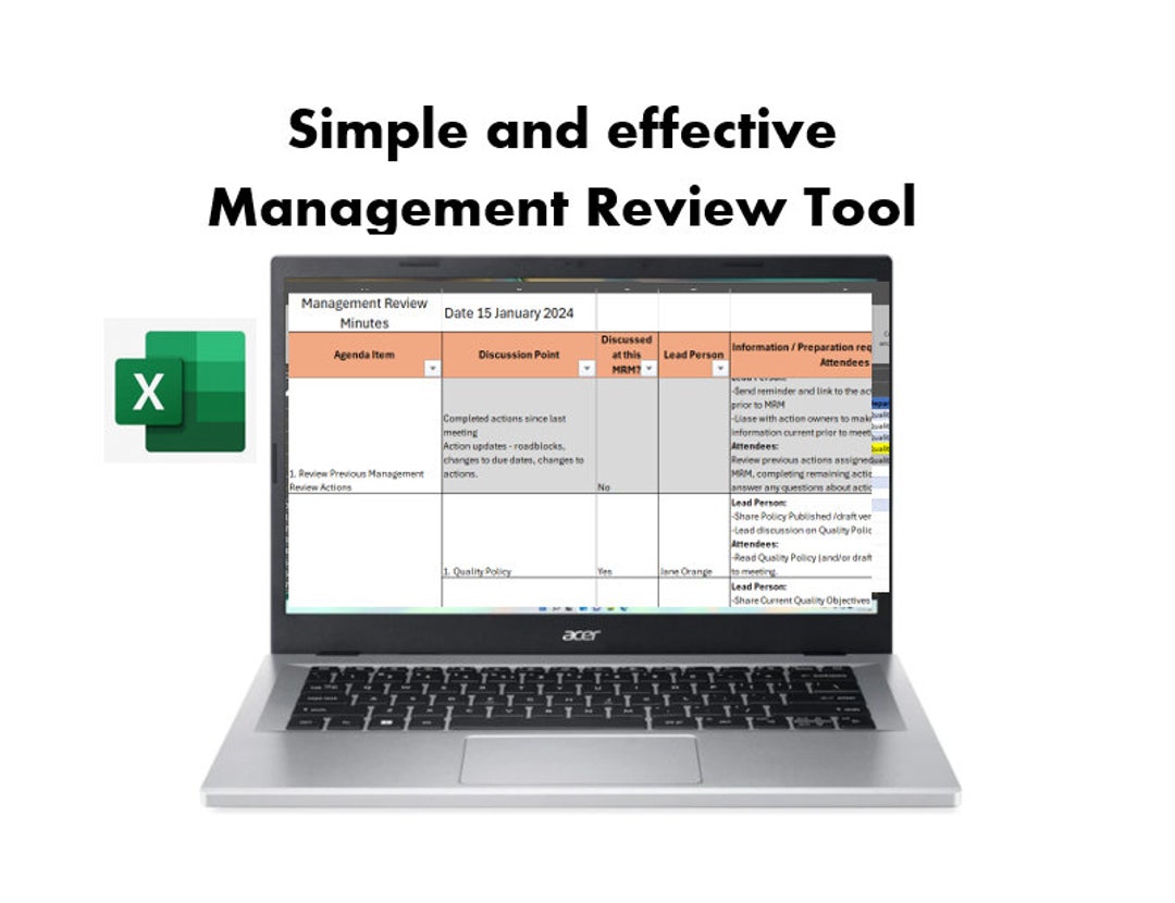 Meeting Minutes and Actions Template in Excel | Meeting Record ...
