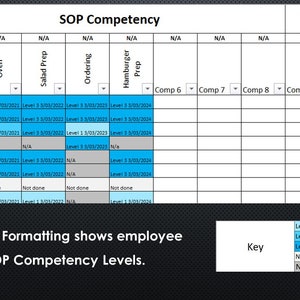 Excel Training Workbook - Training Register/training Matrix With ...