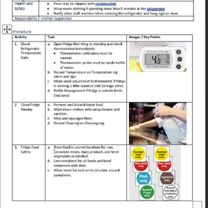 SOP Template in Word With Example, Standard Operating Procedure ...