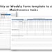 Maintenance Task Schedule and Tracker | Cleaning Task Register ...