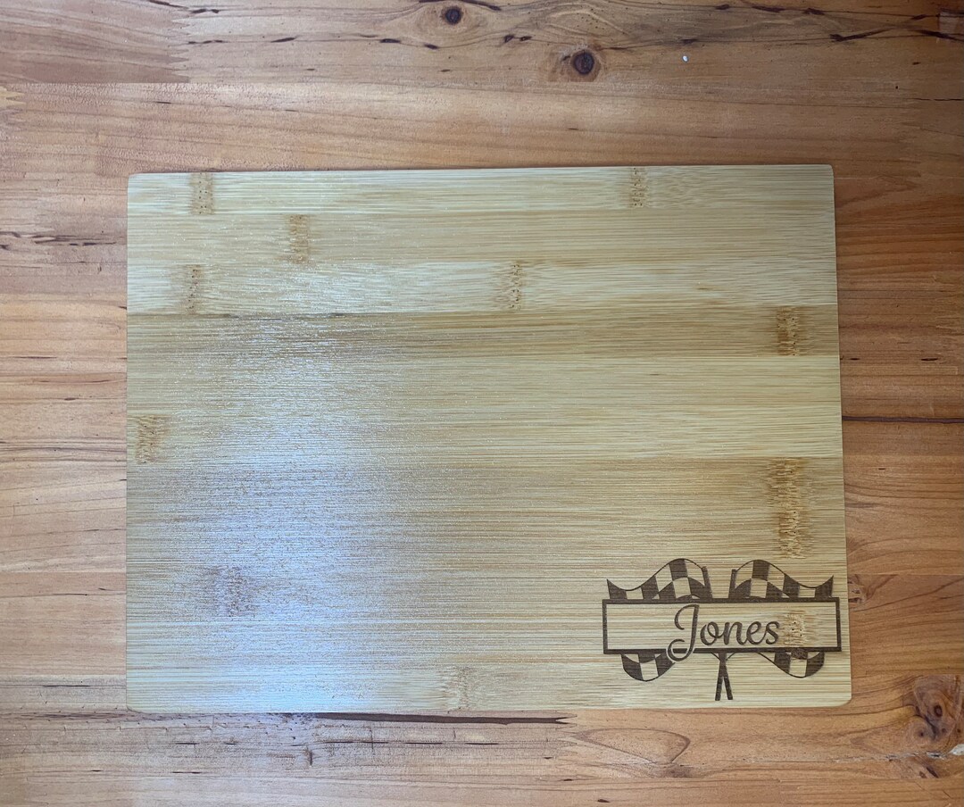 Racing, Racing Flags, Bamboo Cutting Board, Nascar, Car Racing, Custom ...