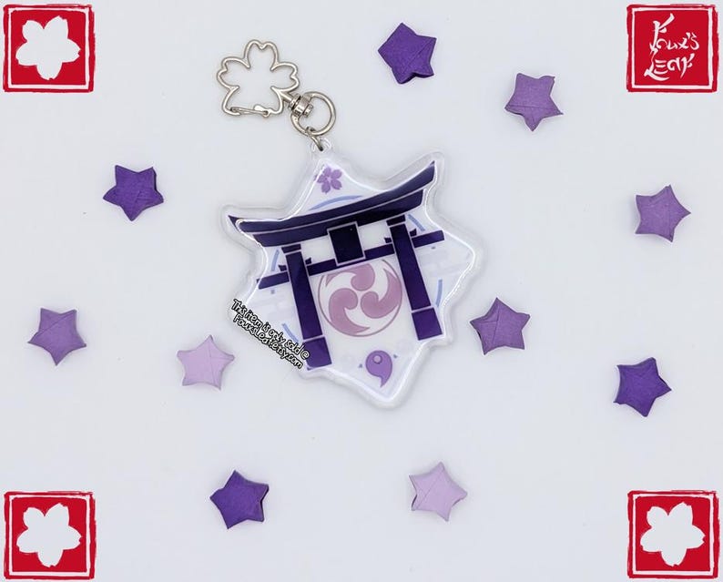 Genshin Inazuma Keychain - Etsy Canada