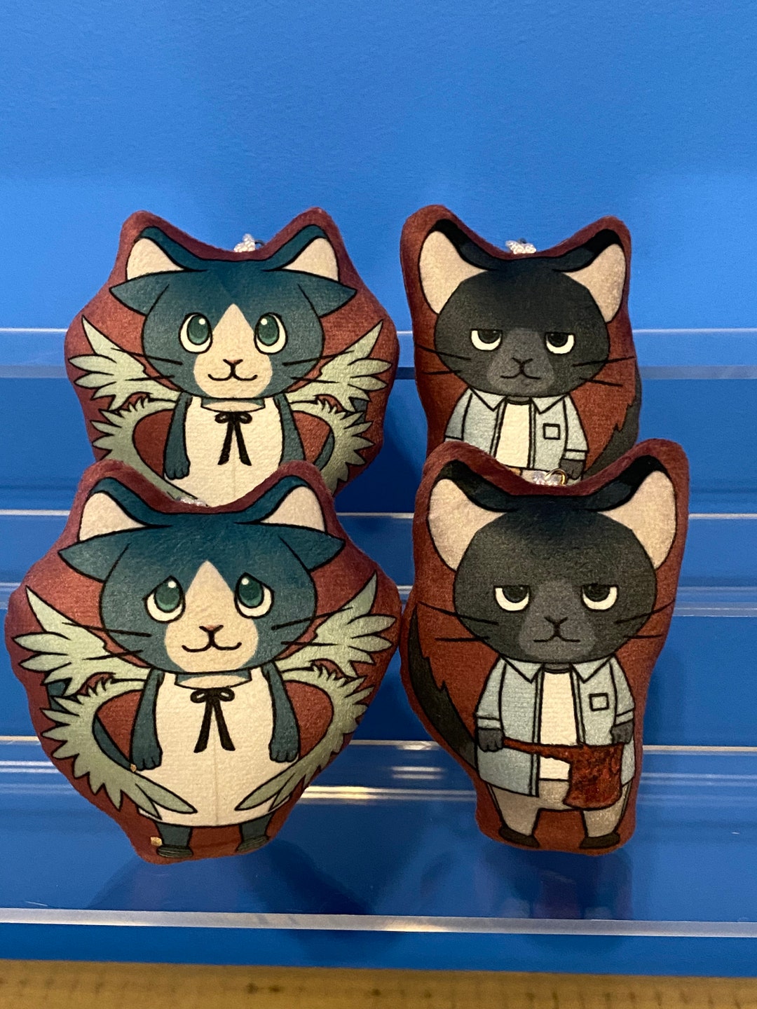 Coschins — Saya No Uta 4” Double-sided Mini Pillow Plush Keychains ...