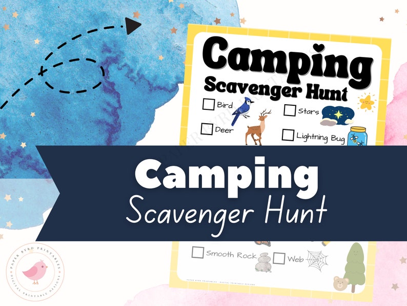 Camping Scavenger Hunt, Camping Activity, Kids Scavenger Hunt, I Spy ...