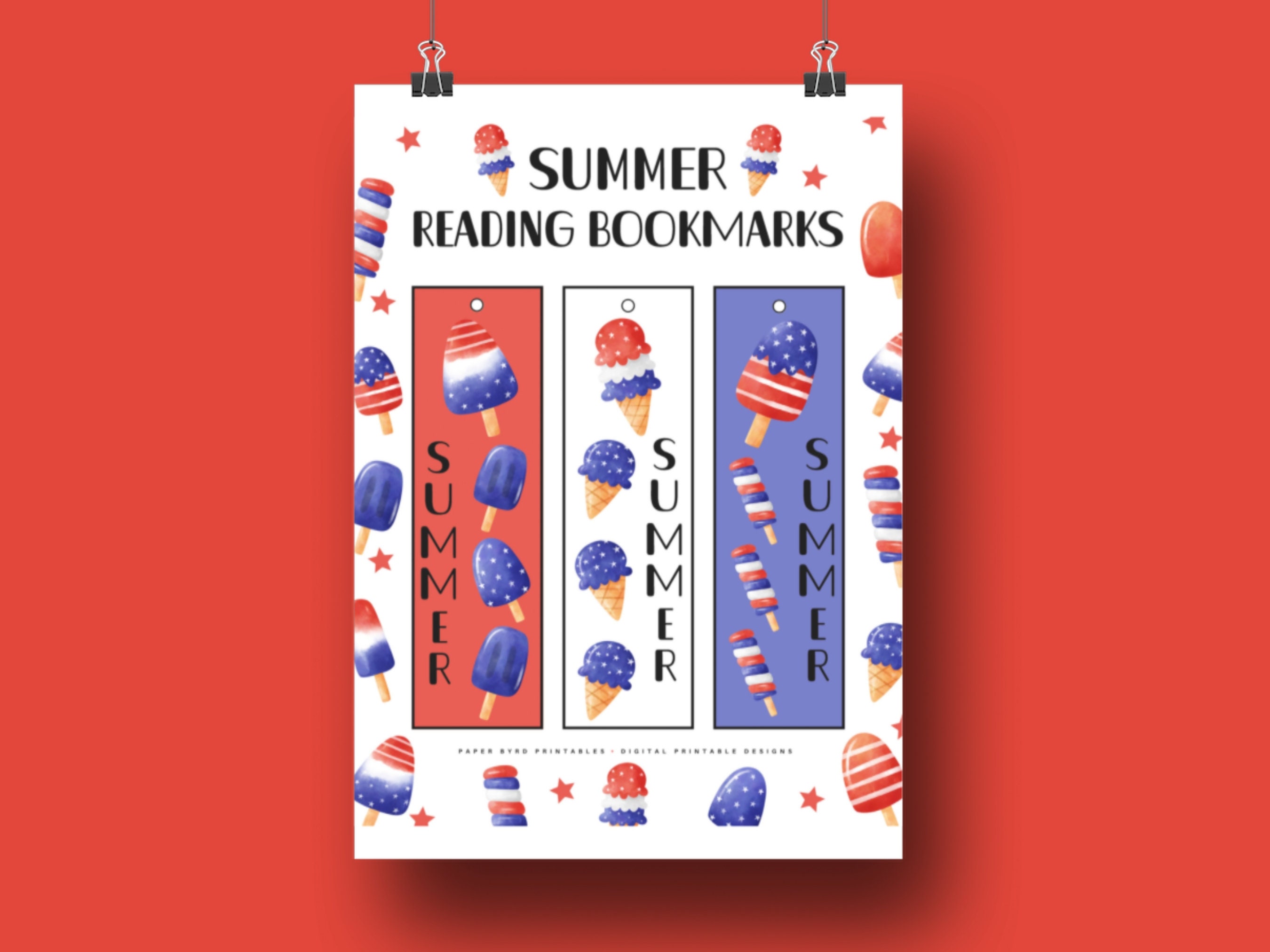 Patriotic, Summer Reading Challenge, Summer Reading Log, Kids Reading ...