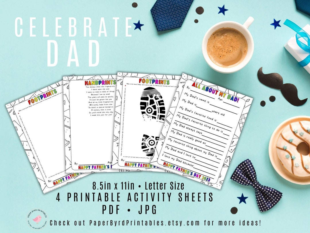 Father's Day Rainbow Craft Activity DIY Gift for Dad - Etsy