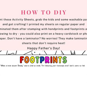 Father's Day Rainbow Craft Activity, DIY Gift for Dad, Handprint Art ...