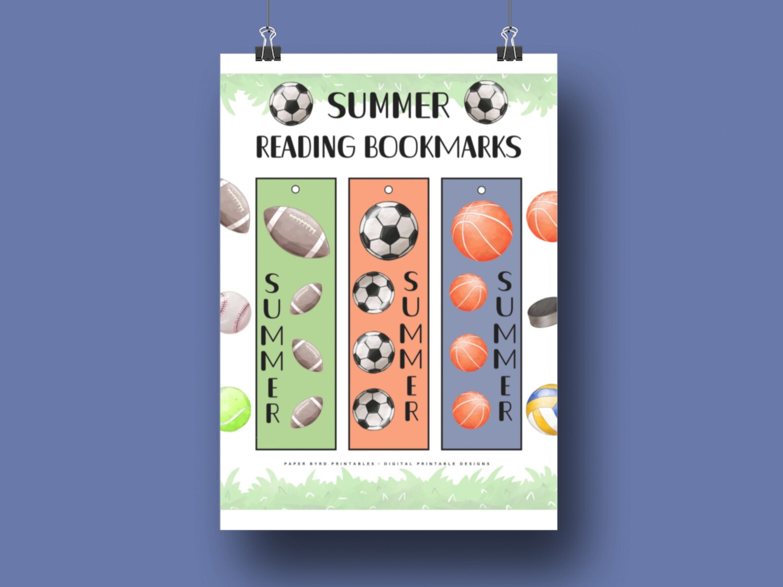 Sports Theme, Summer Reading Challenge, Summer Reading Log, Kids ...