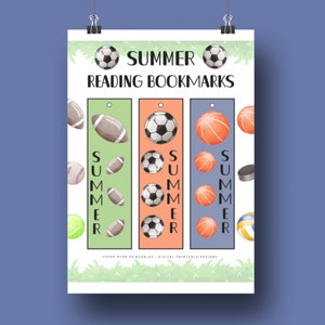 Sports Theme, Summer Reading Challenge, Summer Reading Log, Kids ...