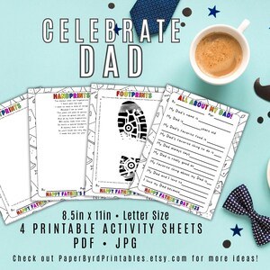 Father's Day Rainbow Craft Activity, DIY Gift for Dad, Handprint Art ...