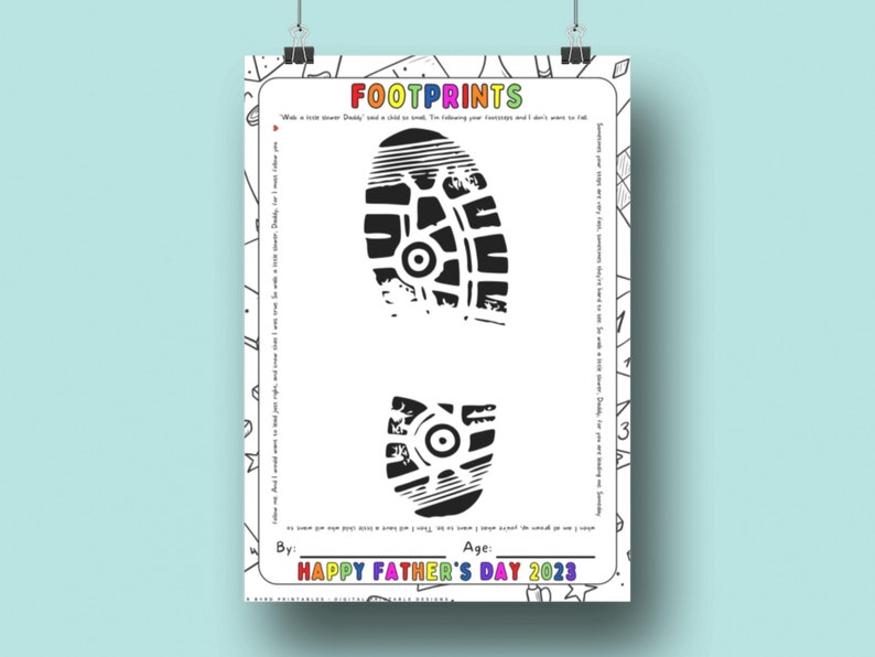 Father's Day Rainbow Craft Activity DIY Gift for Dad - Etsy