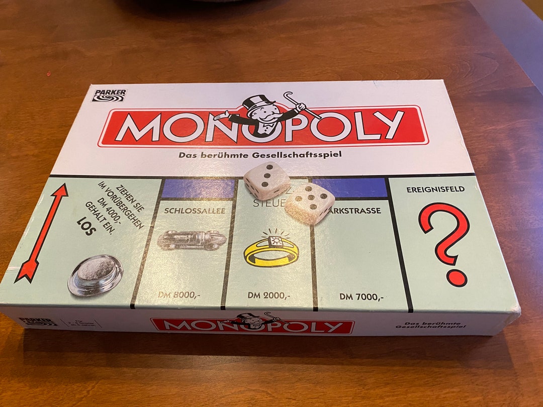 German Monopoly, Parker Bros. 1996 - Etsy