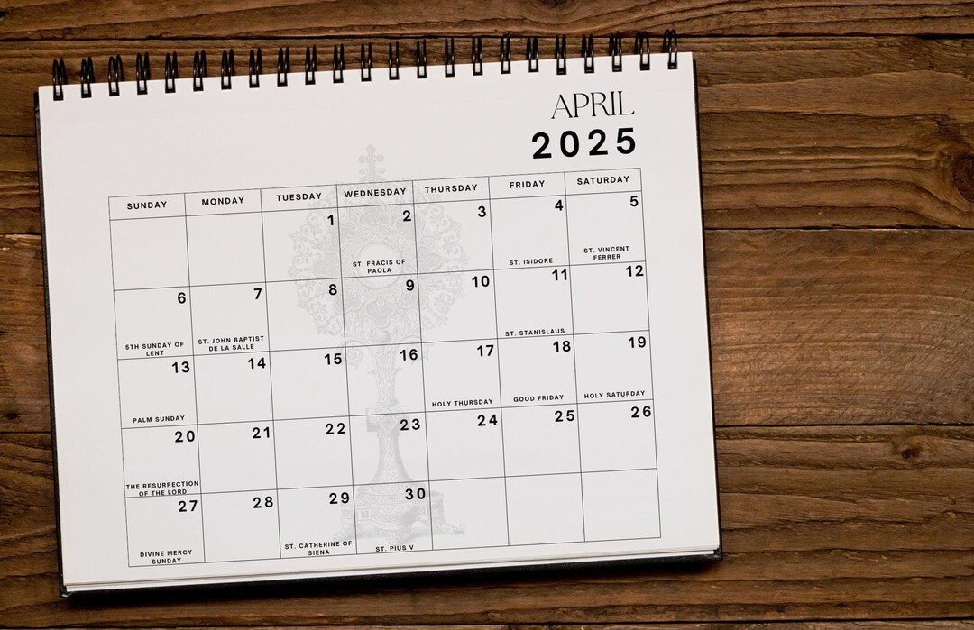 Liturgical Calendar December 2024 -december 2025 Printable; 13 Month ...