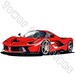 Ferrari Laferrari PNG Set of 8 Color Retro Minimalist Vintage Car ...