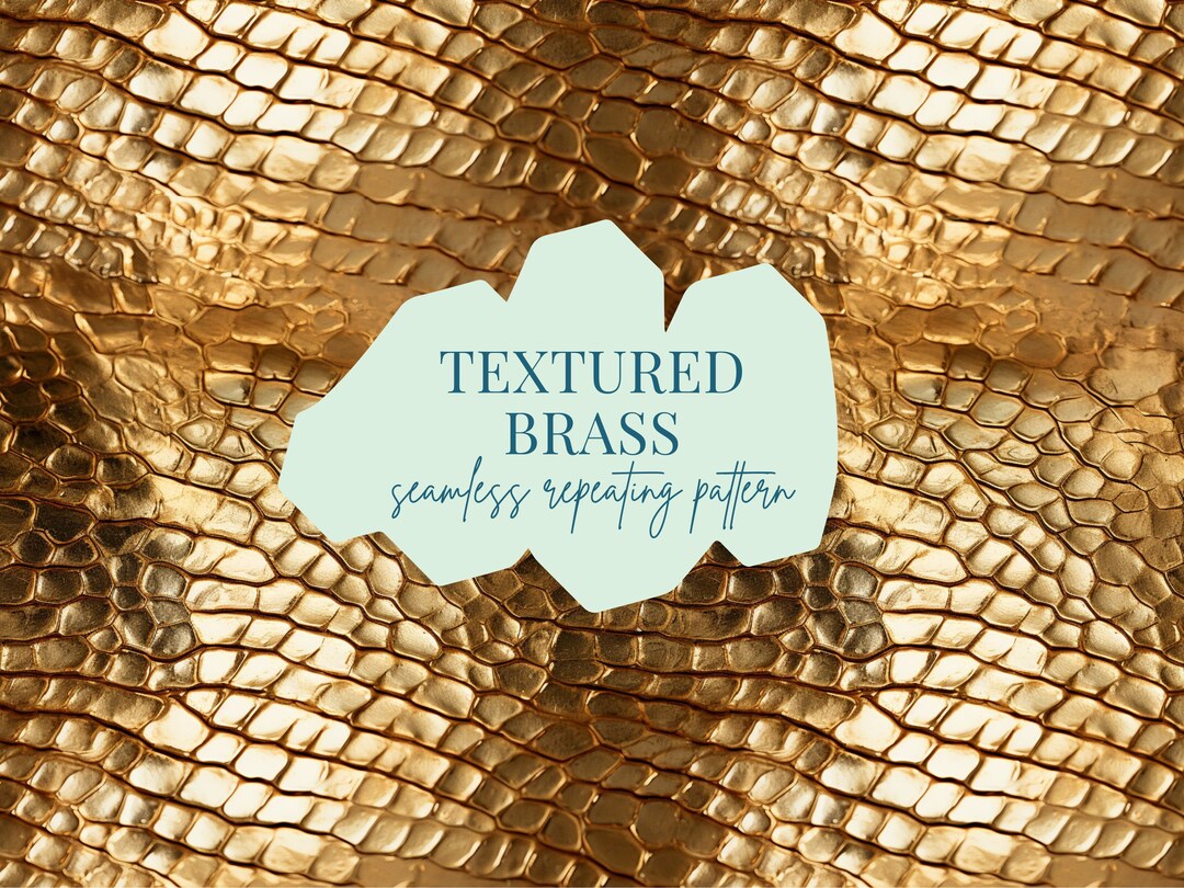 Textured Brass Repeatable Seamless Pattern Instant Download Digital ...