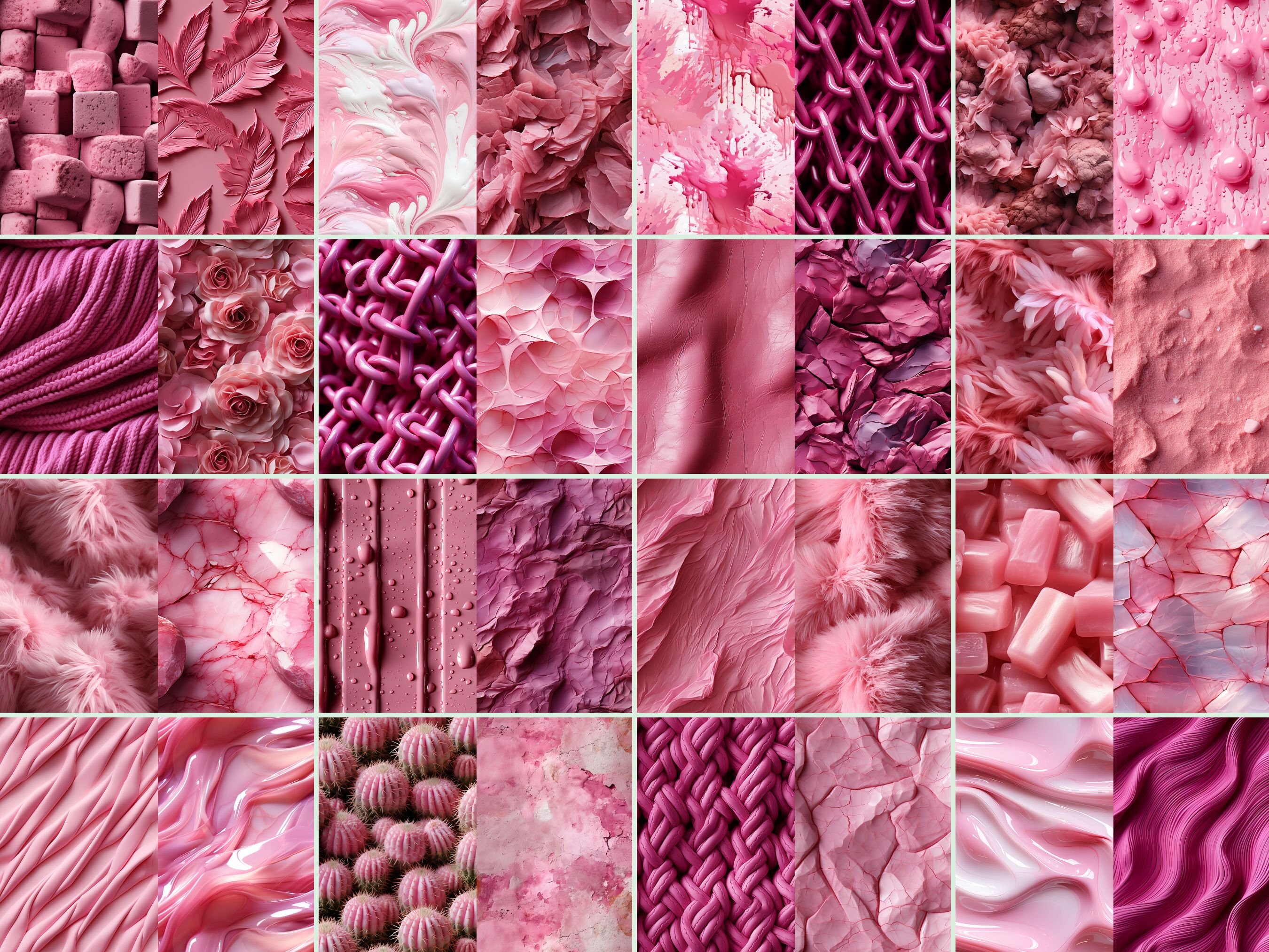 75 Pink Texture Digital Paper Pack Instant Download Seamless - Etsy