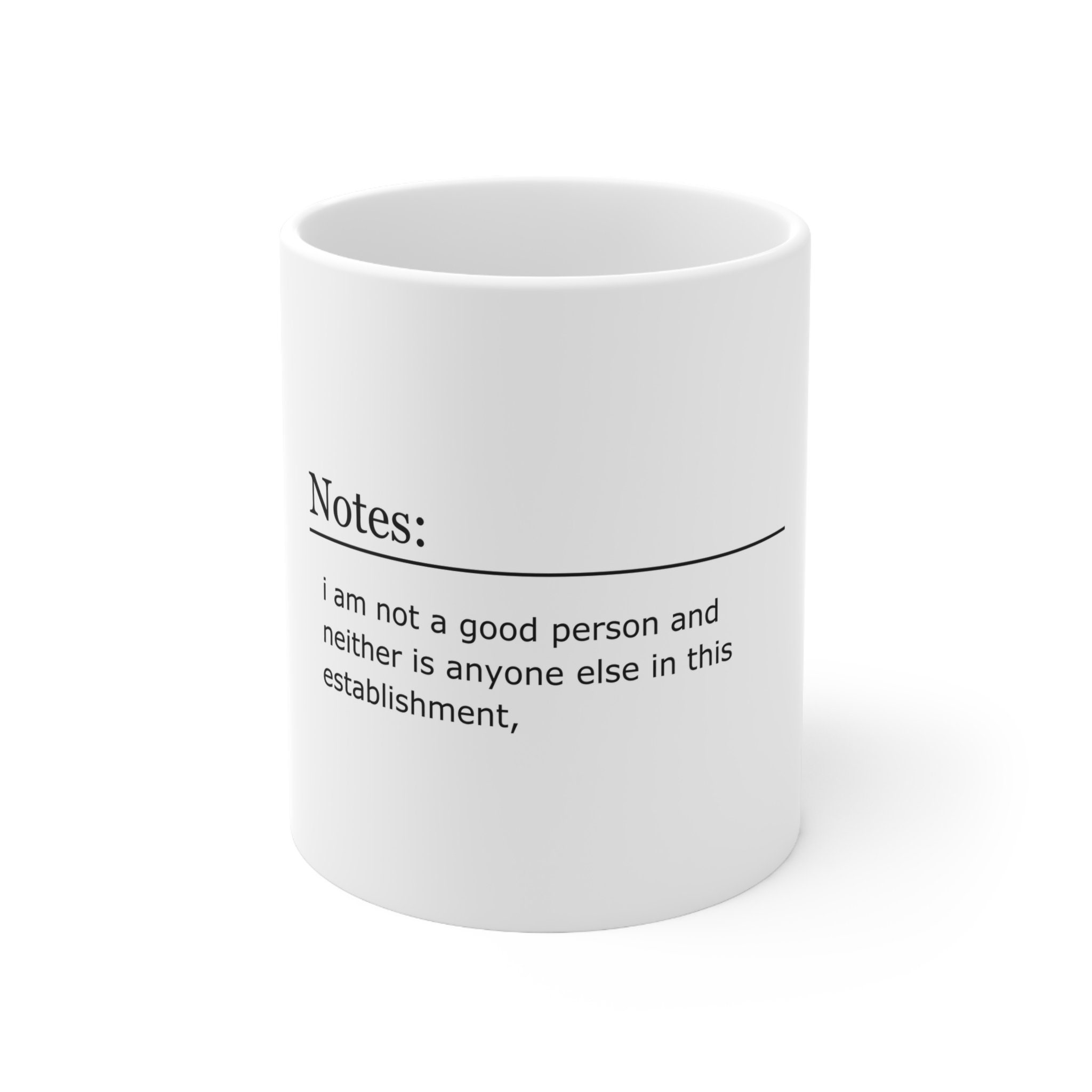Fanfic Notes Ao3 Mug for Writers 'good Person' - Etsy