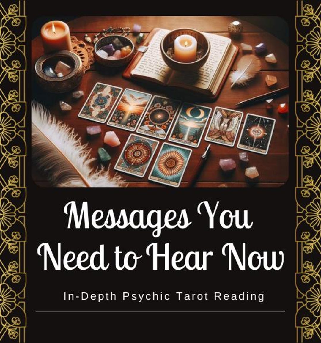 Messages You Need to Hear Now - In-depth Psychic Tarot Reading - Etsy