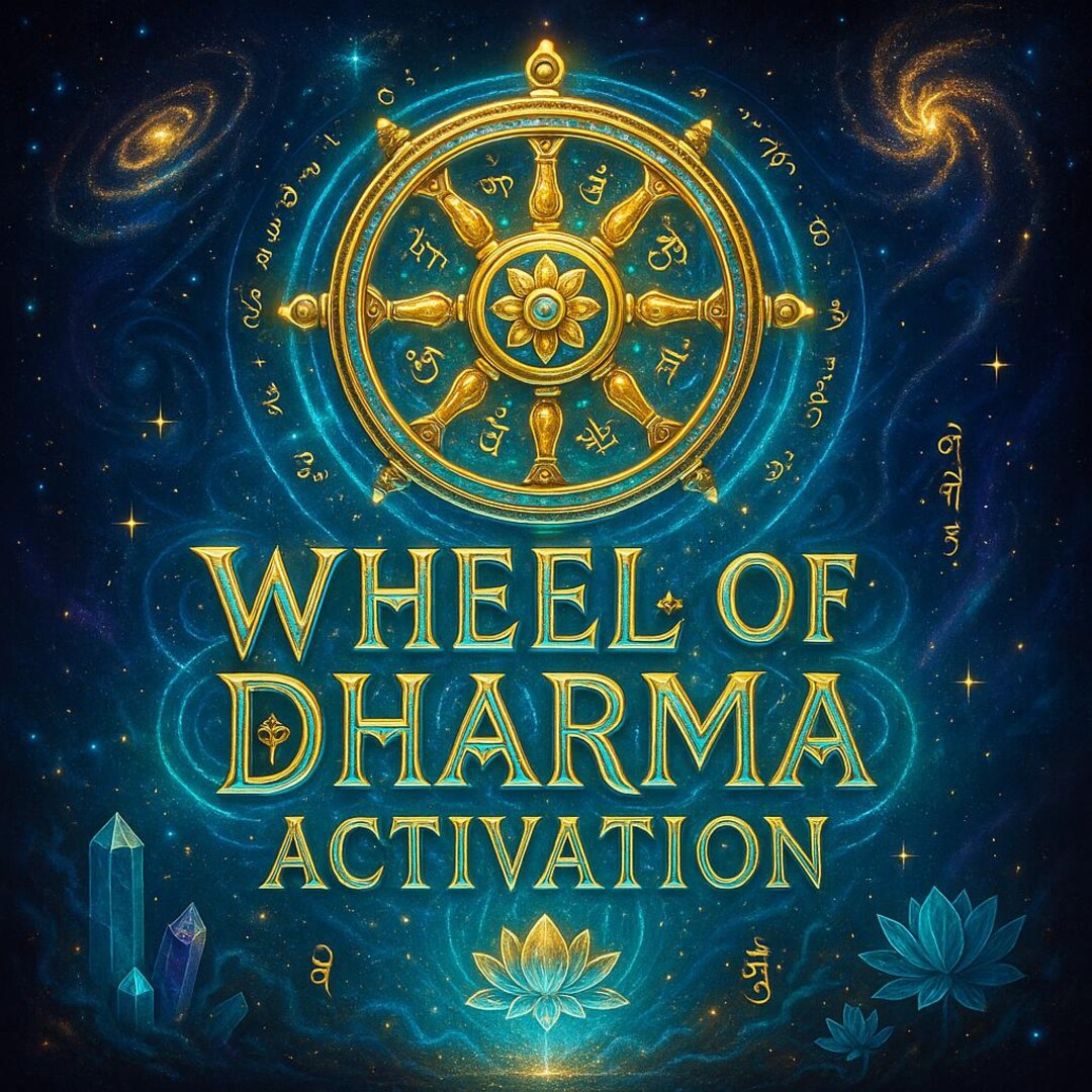 Wheel of Dharma Activation – Transcend Karmic Lessons & Align With Your ...
