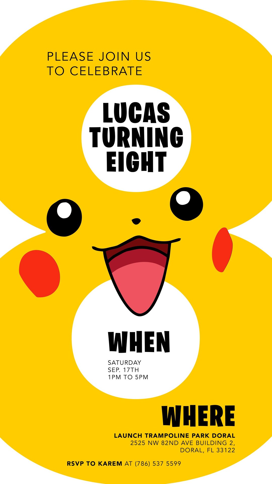 Pokémon Birthday Invitation - Etsy