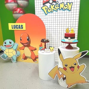 Pokemon BACKDROP | Birthday Party Decorations || DIGITAL DOWNLOAD [ai ...