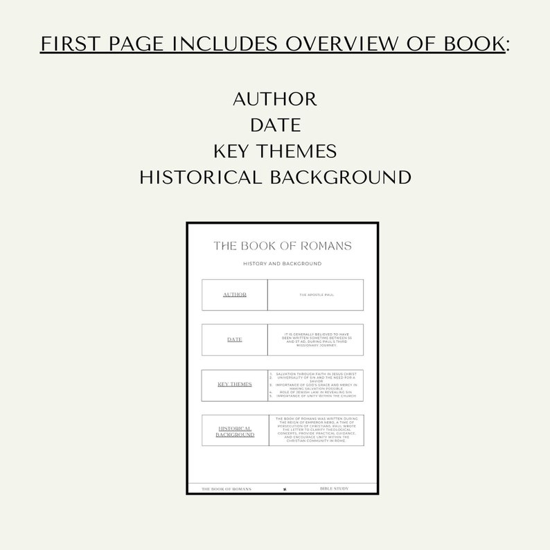 Bible Study of Romans, Bible Study Questions, Bible Study Printable ...